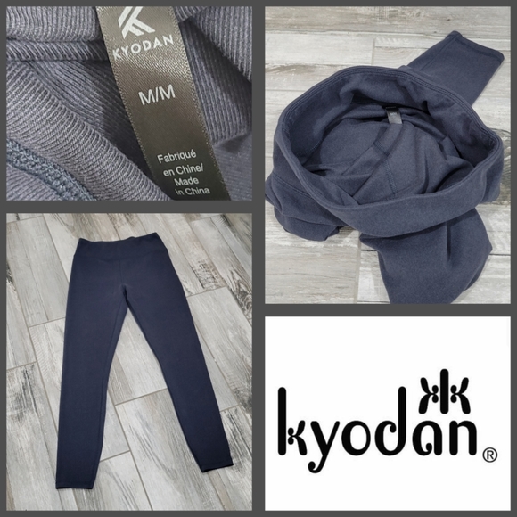Kyodan | Pants & Jumpsuits | Kyodan Charcoal Grey Heathered Fleece ...